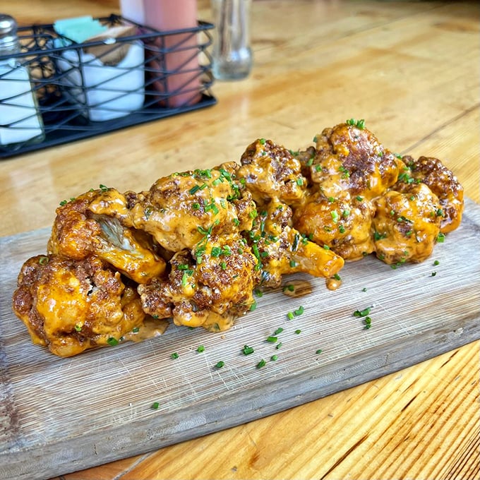 Cauliflower transformed from childhood nemesis to adult obsession. These golden, crispy florets make eating vegetables feel like delicious rebellion rather than virtuous obligation.