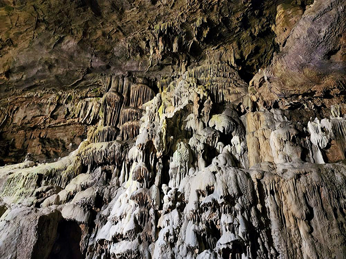 These textured walls have been nature's slow-motion art project since before humans walked the earth. Talk about playing the long game!