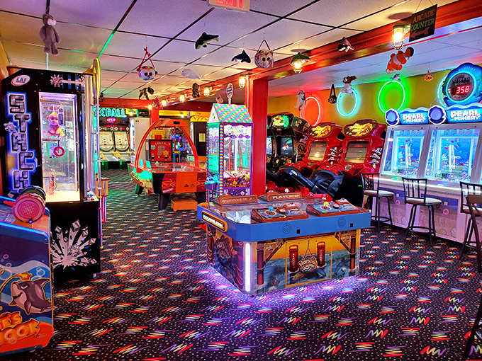 The Challenge Family Fun Center's neon wonderland is where adults rediscover their inner child and children discover their parents actually know how to have fun.