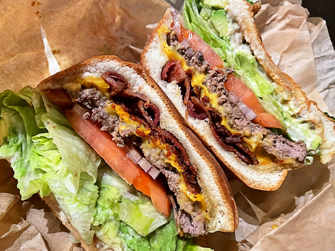 The burger that launched a thousand cravings. Layered with fresh veggies, melted cheese, and a patty cooked on a grill that knows its purpose.