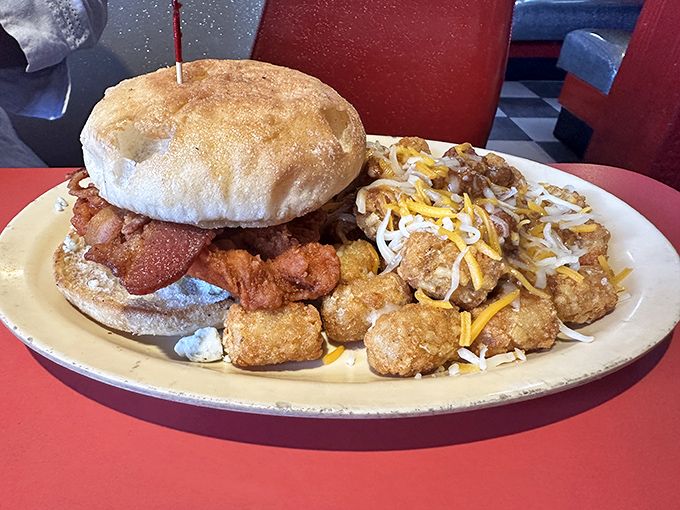 When your burger arrives in a styrofoam container, you know you're about to experience no-nonsense deliciousness that hasn't changed since your parents' first date.