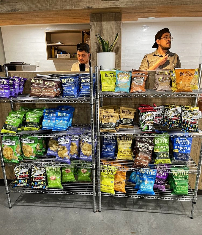 Chip heaven awaits the indecisive snacker. Kettle's rainbow of flavors stands ready to provide the perfect crunchy counterpoint to your sandwich.