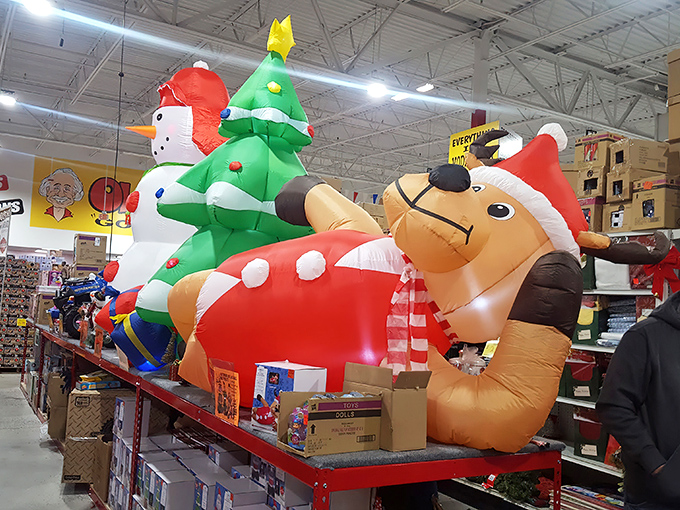 Holiday cheer at warehouse prices! These inflatable decorations promise to turn any Pennsylvania yard into a festive wonderland without deflating your wallet.