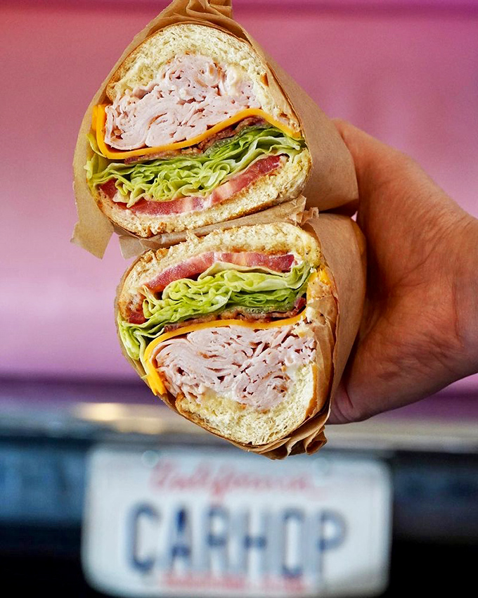 When a sandwich is constructed with this much care, you know you're not at some chain restaurant. That's architecture, not just lunch.