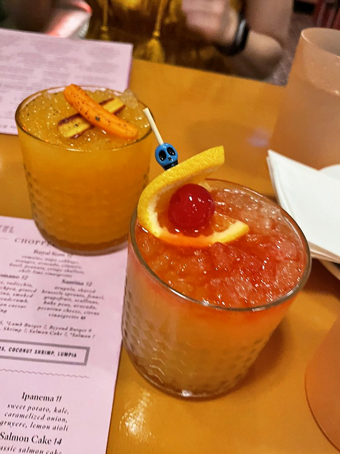 Cocktails that look like liquid sunshine. These tropical concoctions are vacation in a glass, complete with garnishes worth Instagramming.