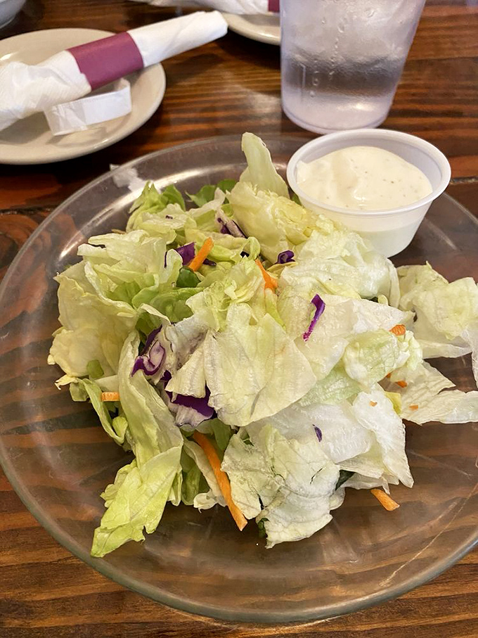 A simple house salad that reminds you vegetables don't need to be "deconstructed" or "reimagined" to be the perfect start to a proper meal.