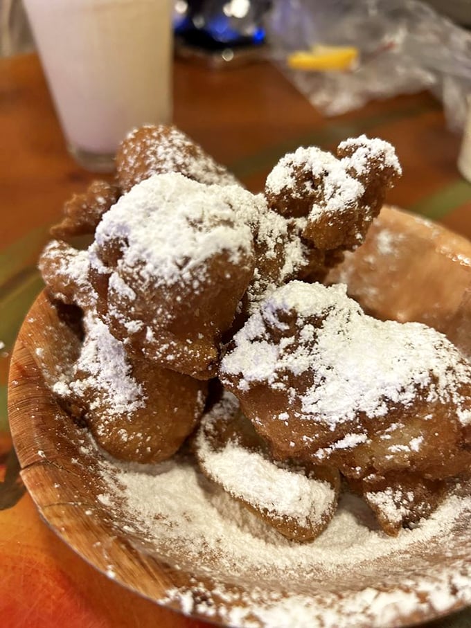 These powdered sugar-dusted fritters aren't just dessert&mdash;they're warm, doughy clouds that make you wonder why vegetables get all the deep-frying glory.