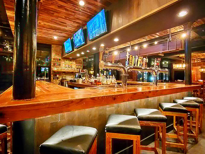 The bar at The Eagle&mdash;where bourbon dreams come true and strangers become friends over shared appreciation of properly made Old Fashioneds.