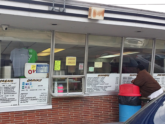 The order window&mdash;where dreams are placed and cardboard boxes of happiness are handed back in return.