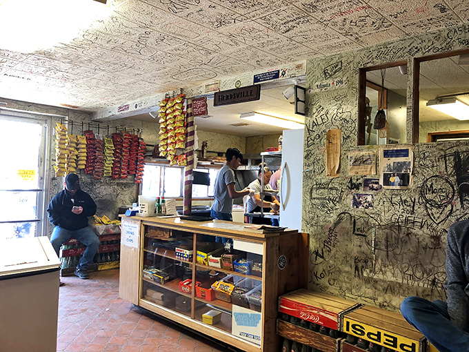 The command center where burger magic happens. No fancy digital displays&mdash;just decades of know-how and a well-seasoned griddle.