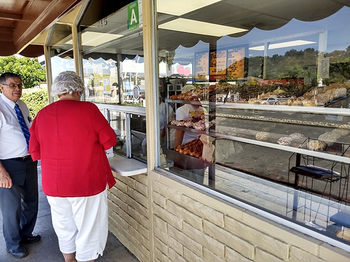 At this counter, life-changing decisions are made daily. "One of each" is always a respectable order.