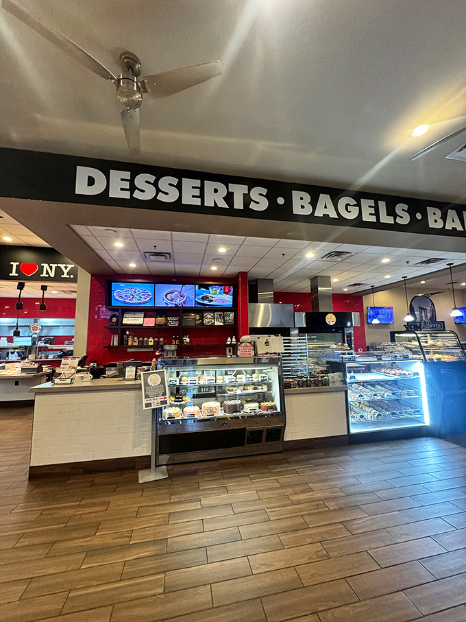 The dessert counter proudly announces its mission: to ensure you leave with both a full stomach and a smile. Mission accomplished.