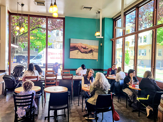 The dining area buzzes with the energy of people who know they're experiencing something special&mdash;a carbohydrate cathedral where strangers become comrades. 