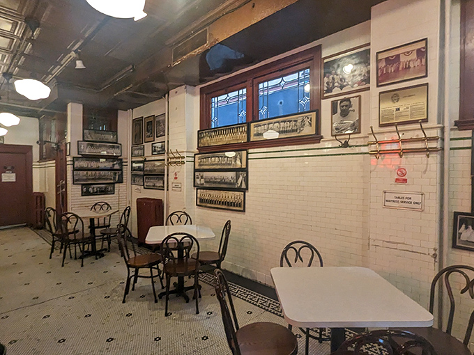 Simple tables, classic chairs, and walls that could tell stories. In an age of designer restaurants, authenticity never goes out of style.