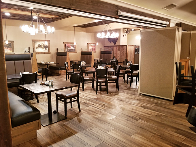 The dining room's Western-inspired elegance says "we take our food seriously" without the stuffiness that makes you afraid to laugh too loudly.