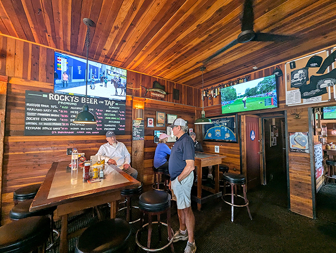 The warm wooden interior feels like a friend's basement rec room&mdash;if your friend happened to make world-class burgers and serve excellent beer.