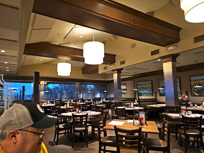 The dining room hums with the symphony of clinking silverware and satisfied conversation. Every table tells a different story, but all end with clean plates.