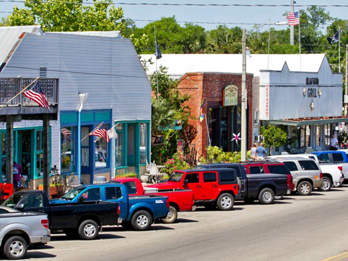 Downtown storefronts maintain their 19th-century charm, housing everything from art galleries to tackle shops in buildings that have witnessed generations.