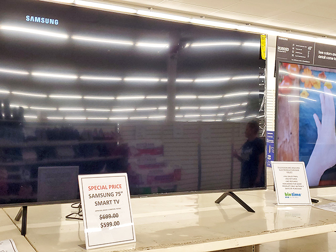 This Samsung smart TV isn't just on special&mdash;it's practically begging to transform someone's living room into a home theater experience.