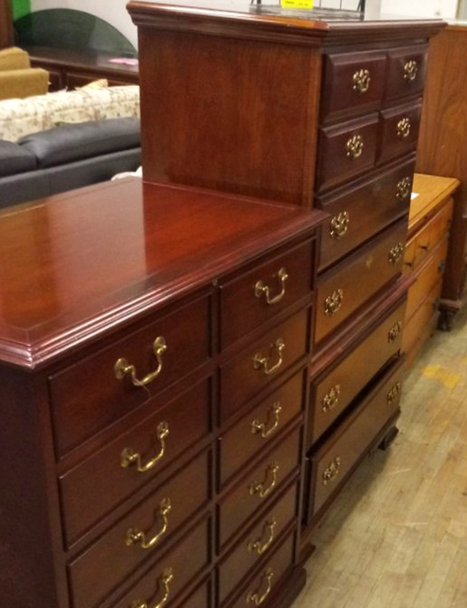 This isn't just a dresser &ndash; it's eighteen drawers of possibility, craftsmanship that's outlasted trends, and solid wood that tells stories.