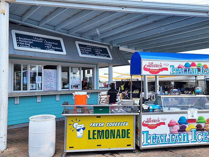 Nothing complements treasure hunting like fresh-squeezed lemonade and Italian ice&mdash;the fuel that powers serious shoppers through to closing time. P