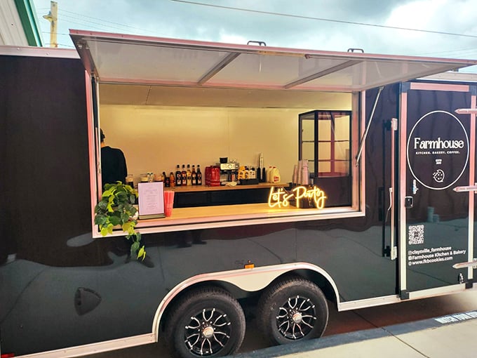 Even their food truck looks like it graduated from culinary school with honors &ndash; mobile but mighty in its breakfast-slinging powers.