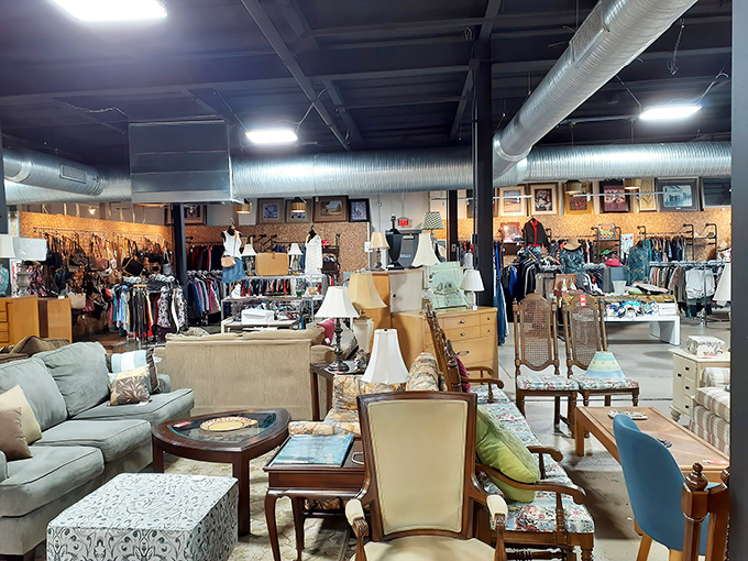 Living room vignettes showcase furniture with previous lives but plenty of stories left to tell in your home.