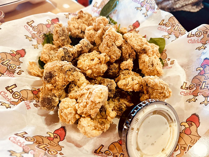 These gizzards aren't just fried&mdash;they're transformed. Like the ugly duckling story, but with more seasoning and a much tastier ending.