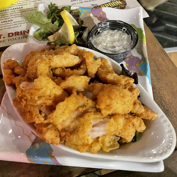 Tender morsels of grouper wearing a golden crust that shatters with each bite&mdash;the fish stick's sophisticated older sibling.