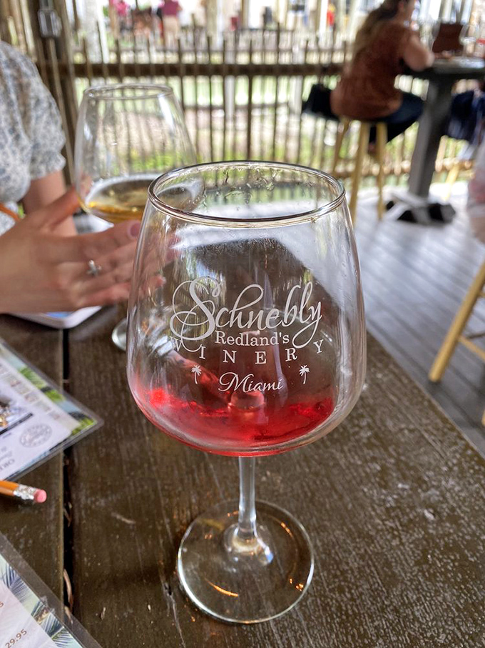 That ruby red glow isn't just pretty&mdash;it's paradise in a glass. Guava wine proves Florida knows more than a thing or two about reinvention.