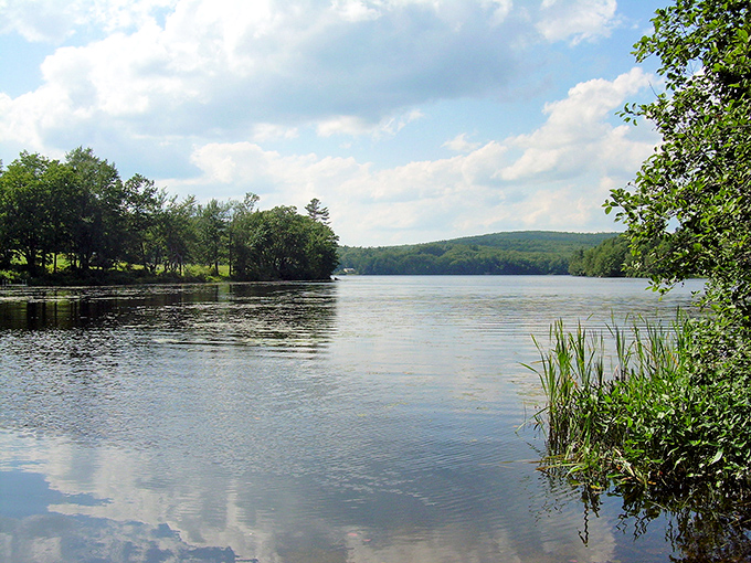 Mirror, mirror on the pond&mdash;Harrisville's waters reflect centuries of New England charm better than any Instagram filter ever could.