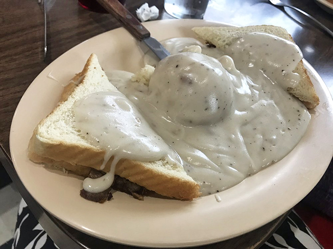 Behold the hot beef sandwich &ndash; where gravy isn't just a condiment but a philosophical approach to comfort food that solves all of life's problems.