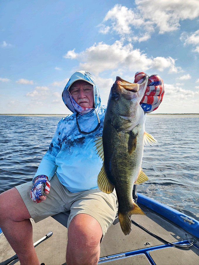 The smile says it all&mdash;Dunedin's waters deliver bass that would make even the most stoic angler break into a happy dance. 