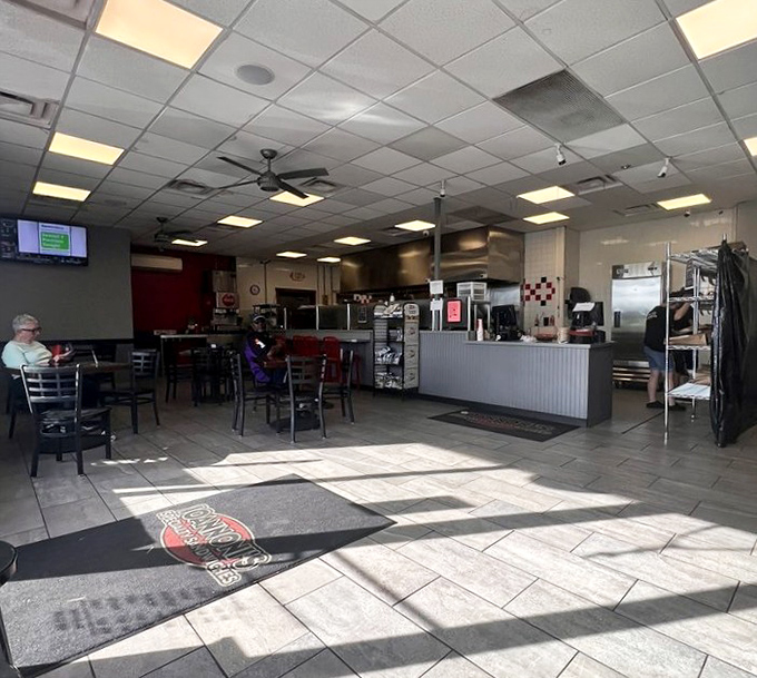 The open layout lets you witness sandwich artistry in action &ndash; like watching Picasso work, except you get to eat the masterpiece afterward.