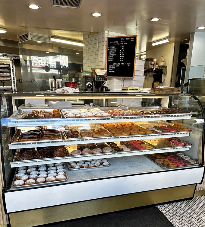 The display case at Primo's is like the jewelry counter at Tiffany's, except what's inside brings even more joy.