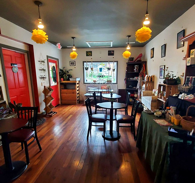 Walking into this space feels like entering your coolest friend's living room&mdash;if that friend happened to be an exceptional baker with an eye for plants and vintage furniture.