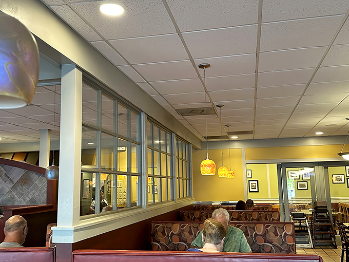 The diner's open kitchen design isn't just practical&mdash;it's dinner theater where the sizzle of the grill provides the soundtrack to your meal.