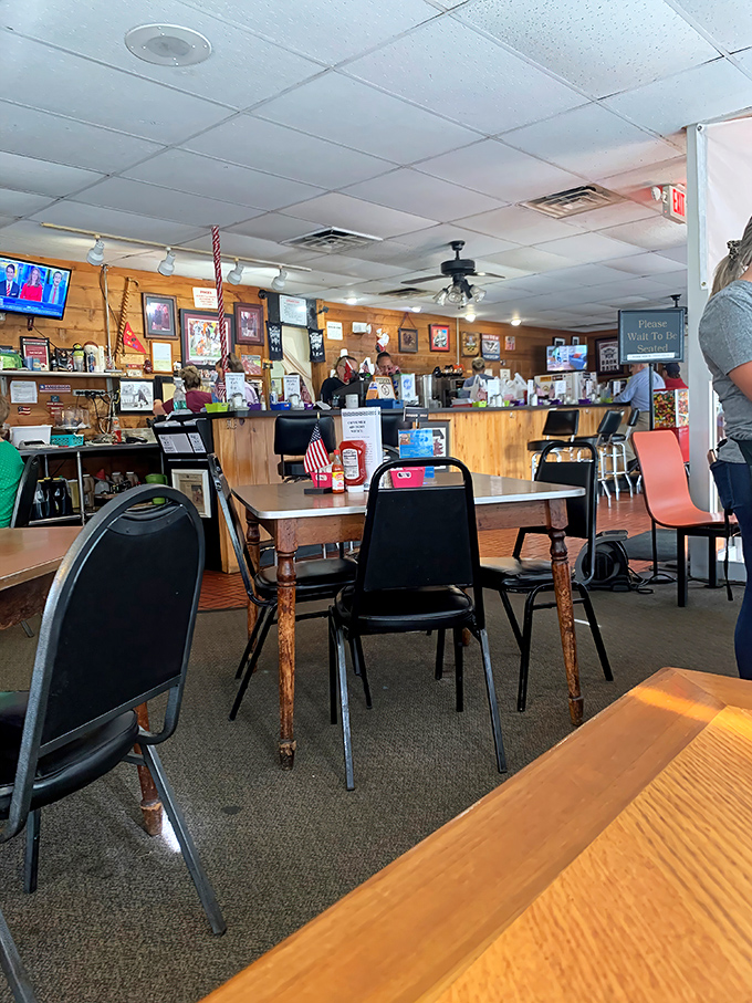 Wood paneling, simple tables, and the promise of good food&mdash;sometimes the most memorable dining experiences come without fancy frills.