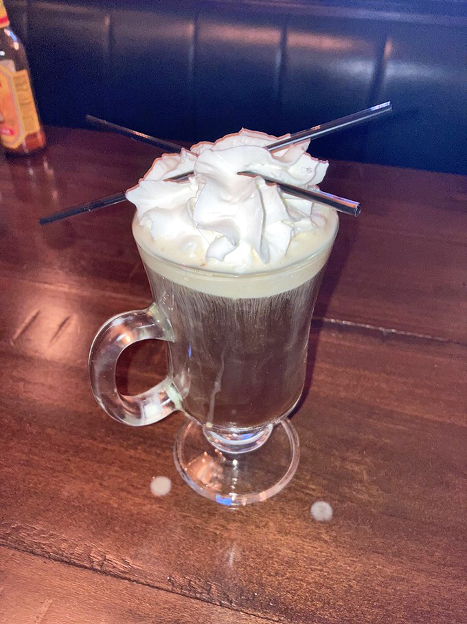 The Irish Coffee at Slainte doesn't just warm your hands&mdash;it hugs your soul with its perfect layers of bitter, sweet, and boozy comfort.