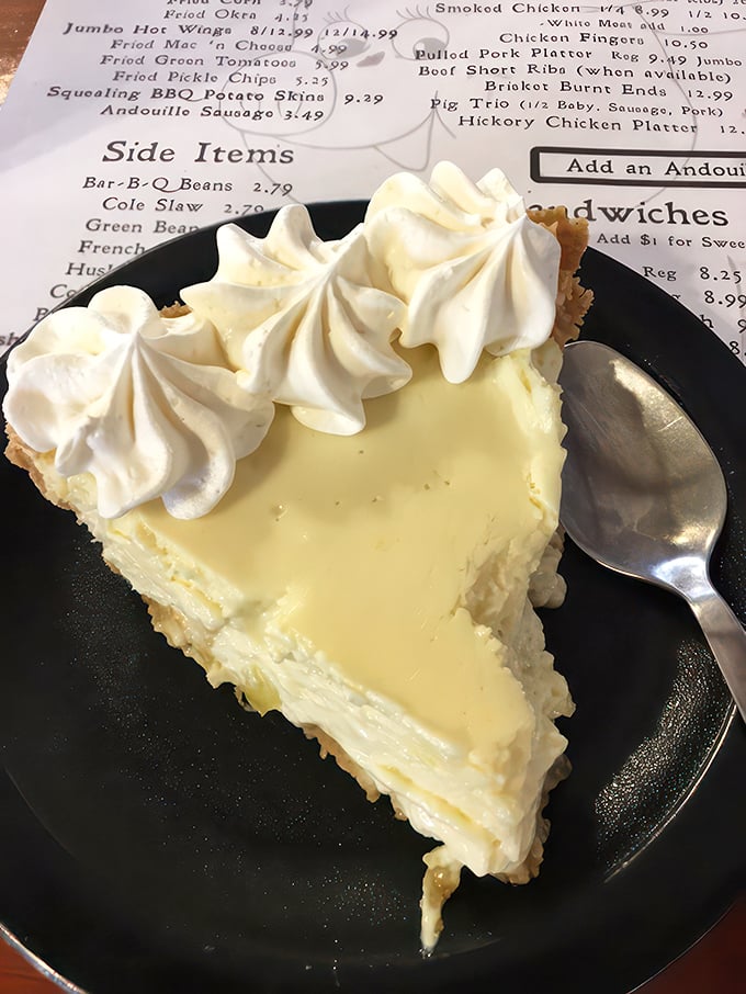 Key lime pie that strikes the perfect balance between sweet and tart. Florida sunshine captured in dessert form.
