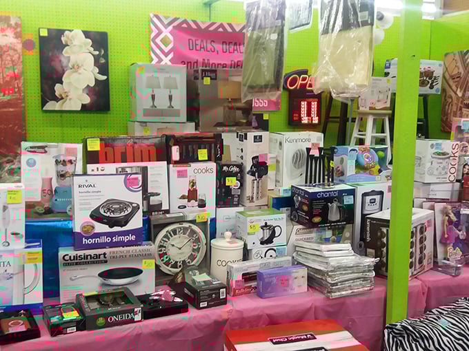 The kitchen gadget graveyard, where appliance dreams come to be reborn. That Cuisinart might have three previous owners, but it still has plenty of chopping left.