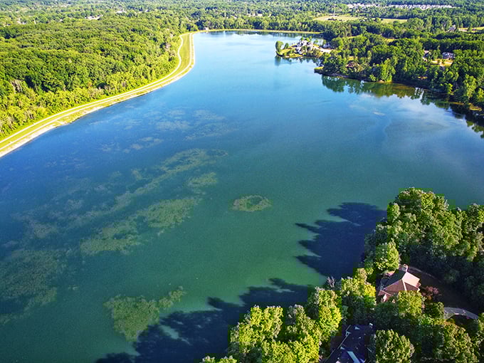 Lake Medina offers a serene escape where the water reflects the sky so perfectly you might forget which way is up. Nature's own infinity pool.