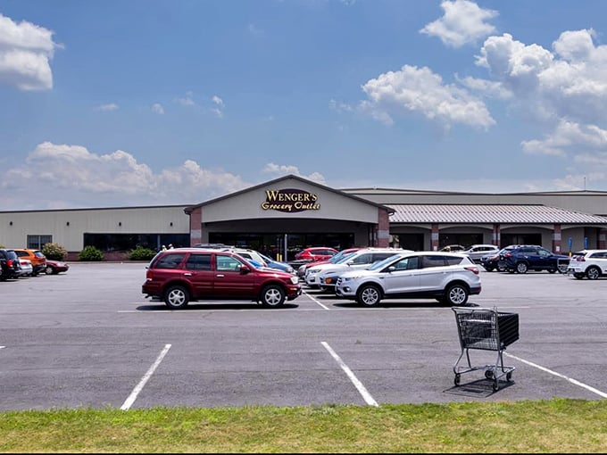 Wenger's Grocery Outlet offers the kind of shopping experience where carts don't have wobbly wheels and nobody's fighting over the last parking space.
