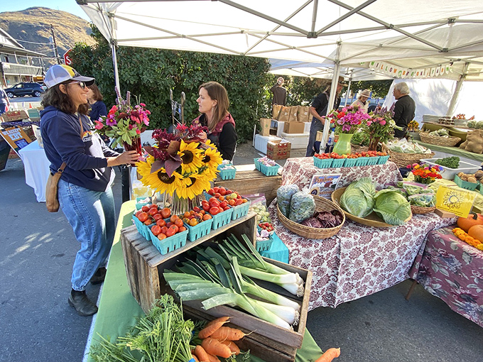 The local farmers market showcases the valley's bounty, where conversations with growers are just as nourishing as the vibrant produce they're selling.