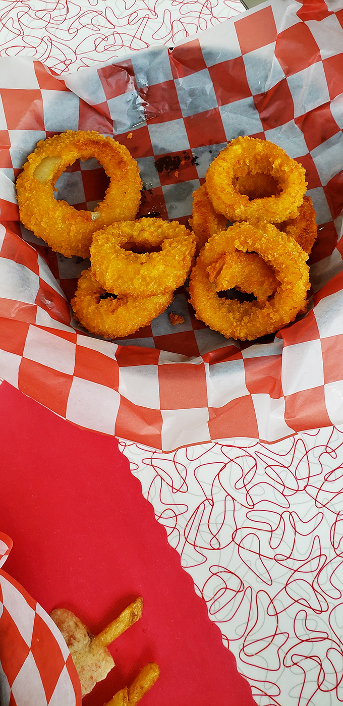 Onion rings with the perfect crunch-to-tenderness ratio&mdash;the kind that make you forget you're technically eating a vegetable.