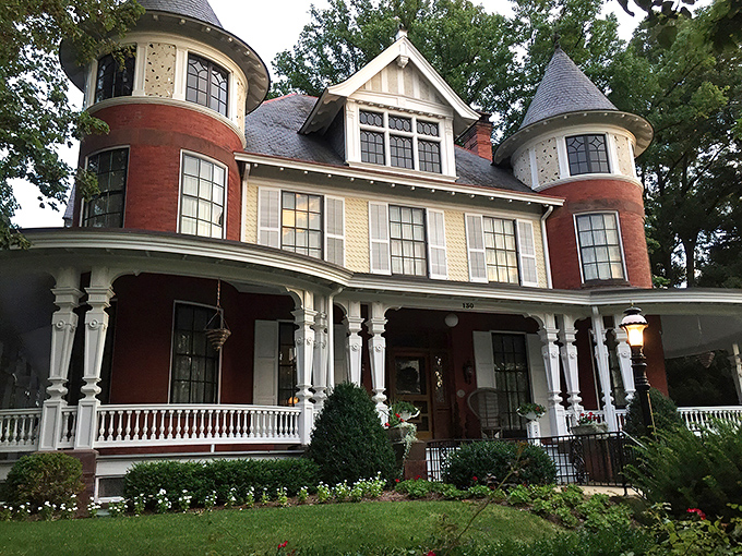 This Victorian beauty with its twin turrets and wrap-around porch isn't just a house&mdash;it's architectural eye candy that makes modern McMansions hang their heads in shame.