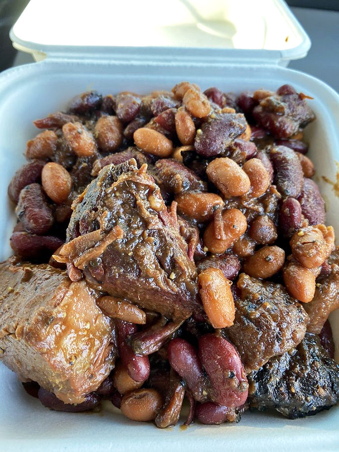 These aren't your grandma's beans&mdash;unless your grandma was secretly a barbecue savant who understood the transformative power of smoke and brisket bits.