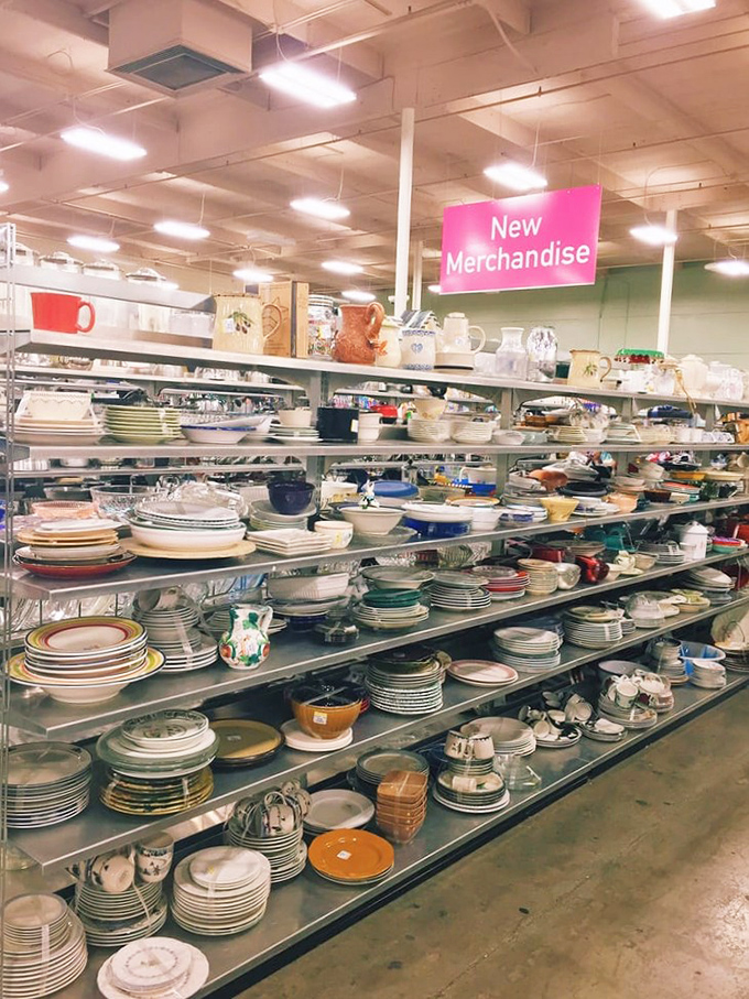 China patterns and dinnerware collections rival fancy department stores without the heart-stopping price tags attached.