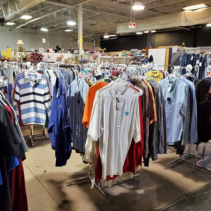 A rainbow of possibilities for your wardrobe. That University of Kentucky polo might just be your ticket to fitting in at local gatherings.
