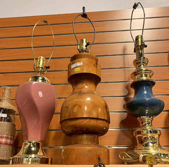 A trio of lamps that could illuminate both your room and your design sensibilities. One person's outdated lighting is another's "vintage statement piece."